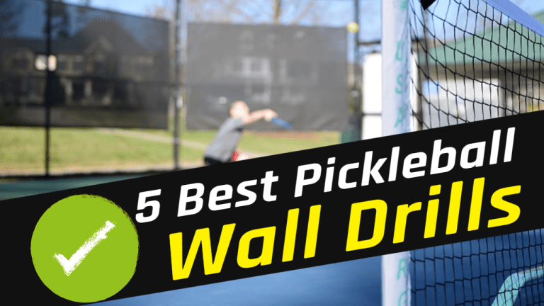 5 Simple Pickleball Wall Drills to Try at Home